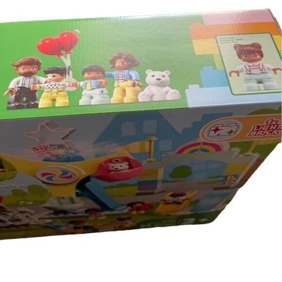 Lego | Toys | Lego Duplo 956 Town Amusement Park Pastel Train Slides ...